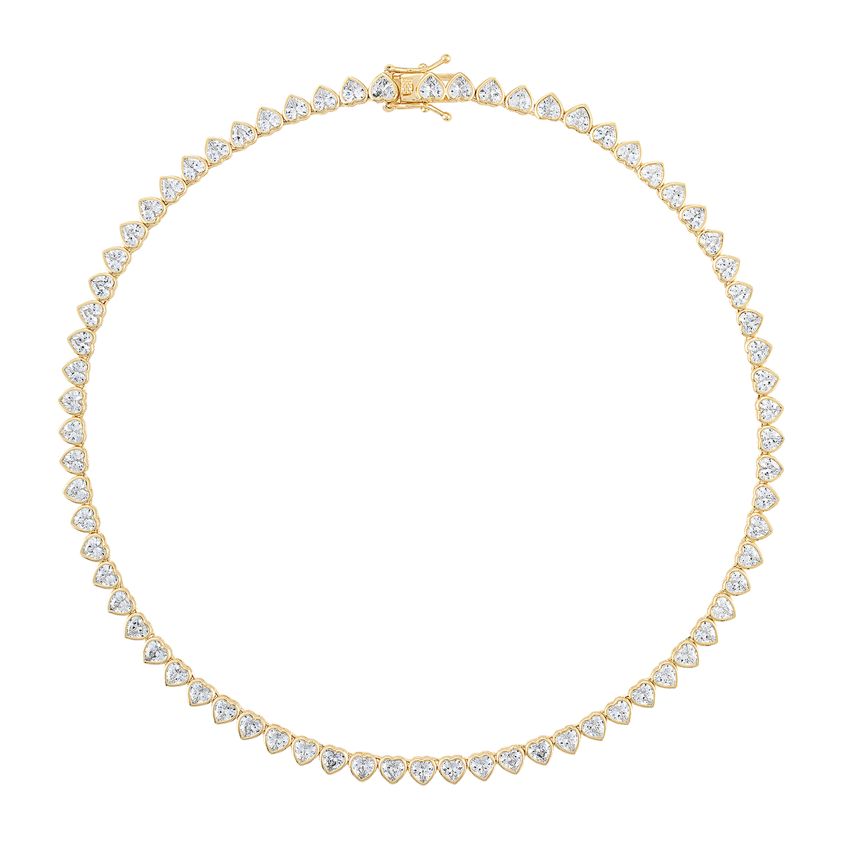 Heart Tennis Necklace Logan Tay
