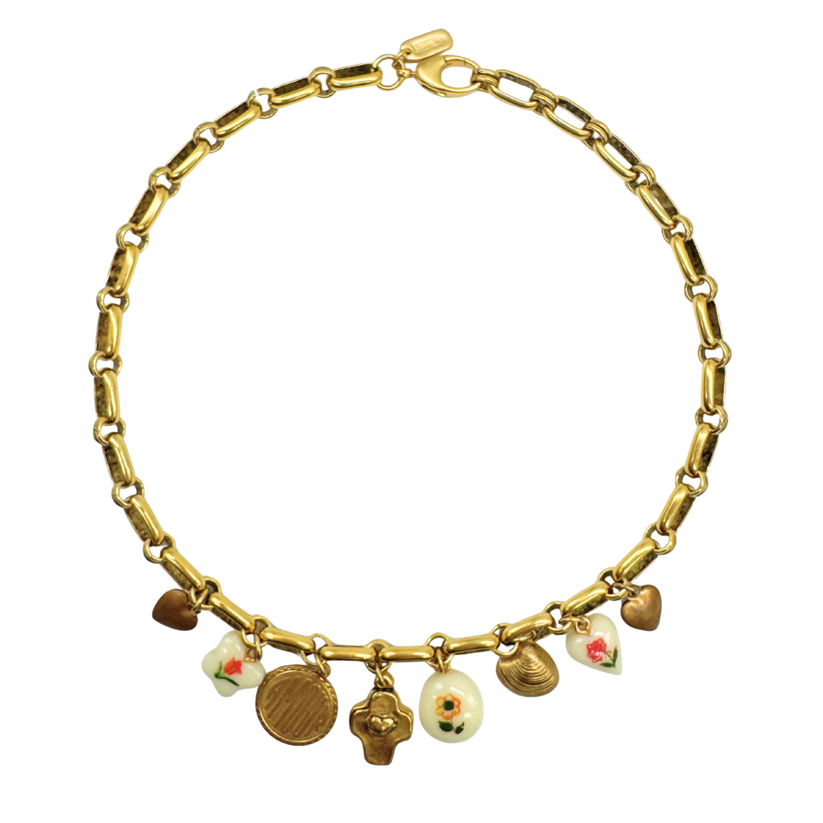 Floral Charm Necklace – LOGAN TAY